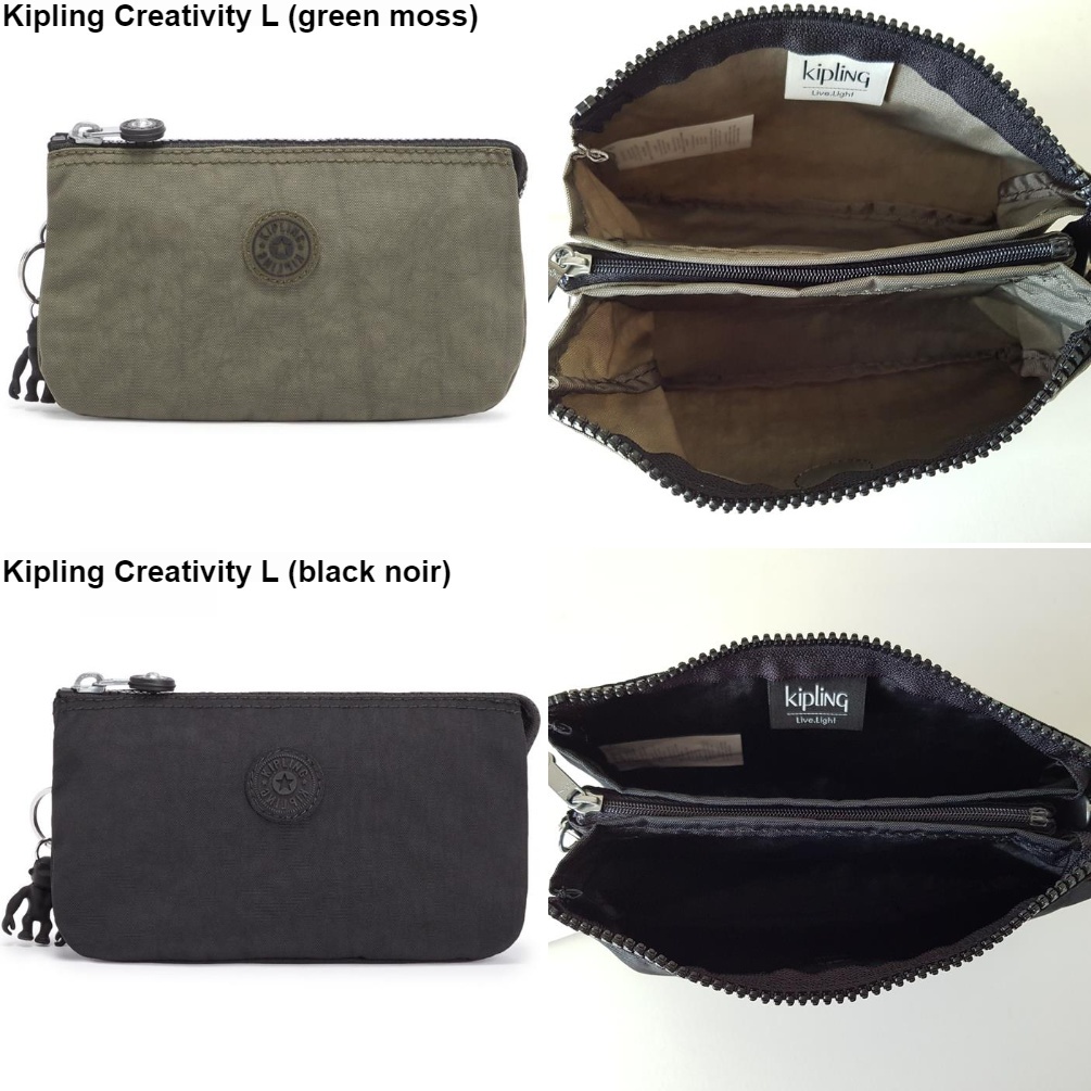 NWT Authentic Kipling Creativity L Large Coin Money Pouch Purse ...