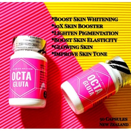 OCTA GLUTA BOOSTER 10X LIGHTENING SKIN | Shopee Malaysia