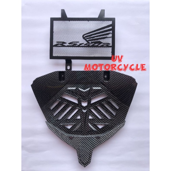HONDA RS-X 150 SET PACKAGE 2 IN 1 RADIATOR COVER + ENGINE COVER RSX150 ...