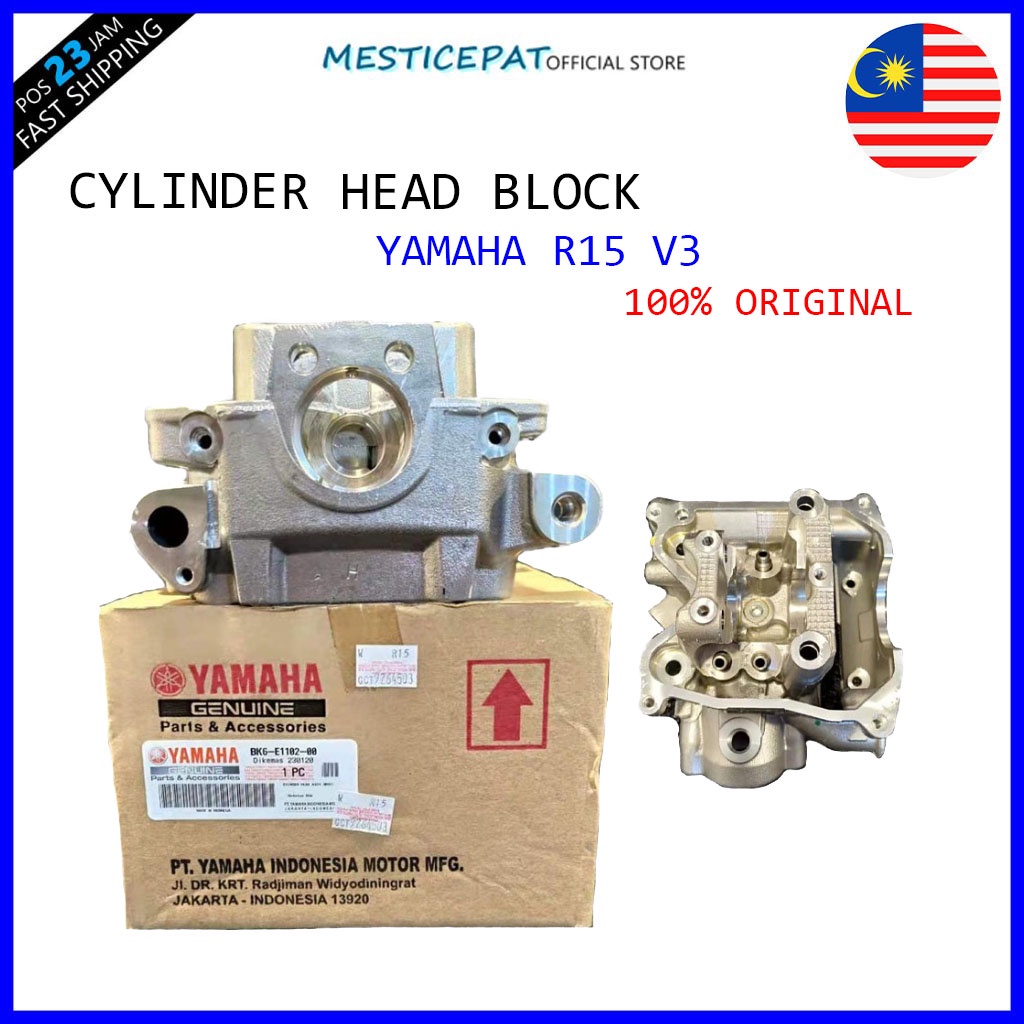 Cylinder Head R15 V3 100% ORIGINAL YAMAHA | Shopee Malaysia