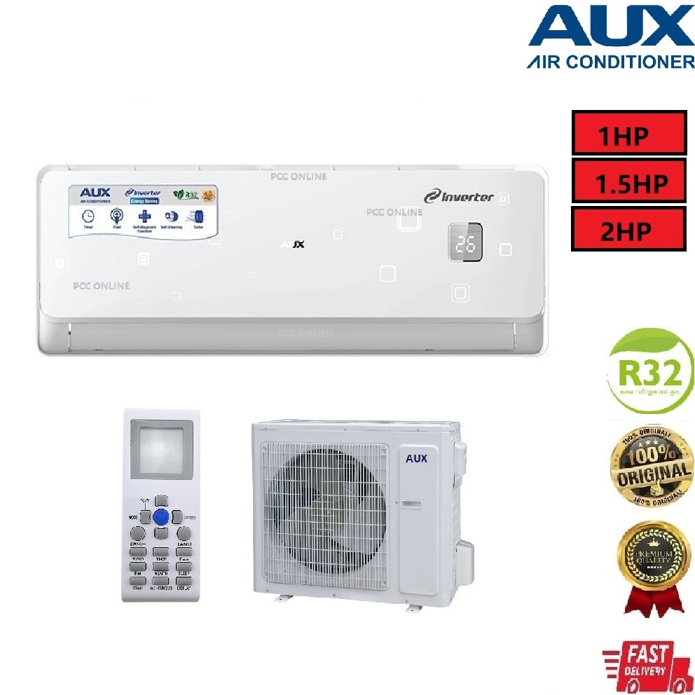 AUX AIRCOND INVERTER 1HP/1.5HP/2HP (R32) | Shopee Malaysia