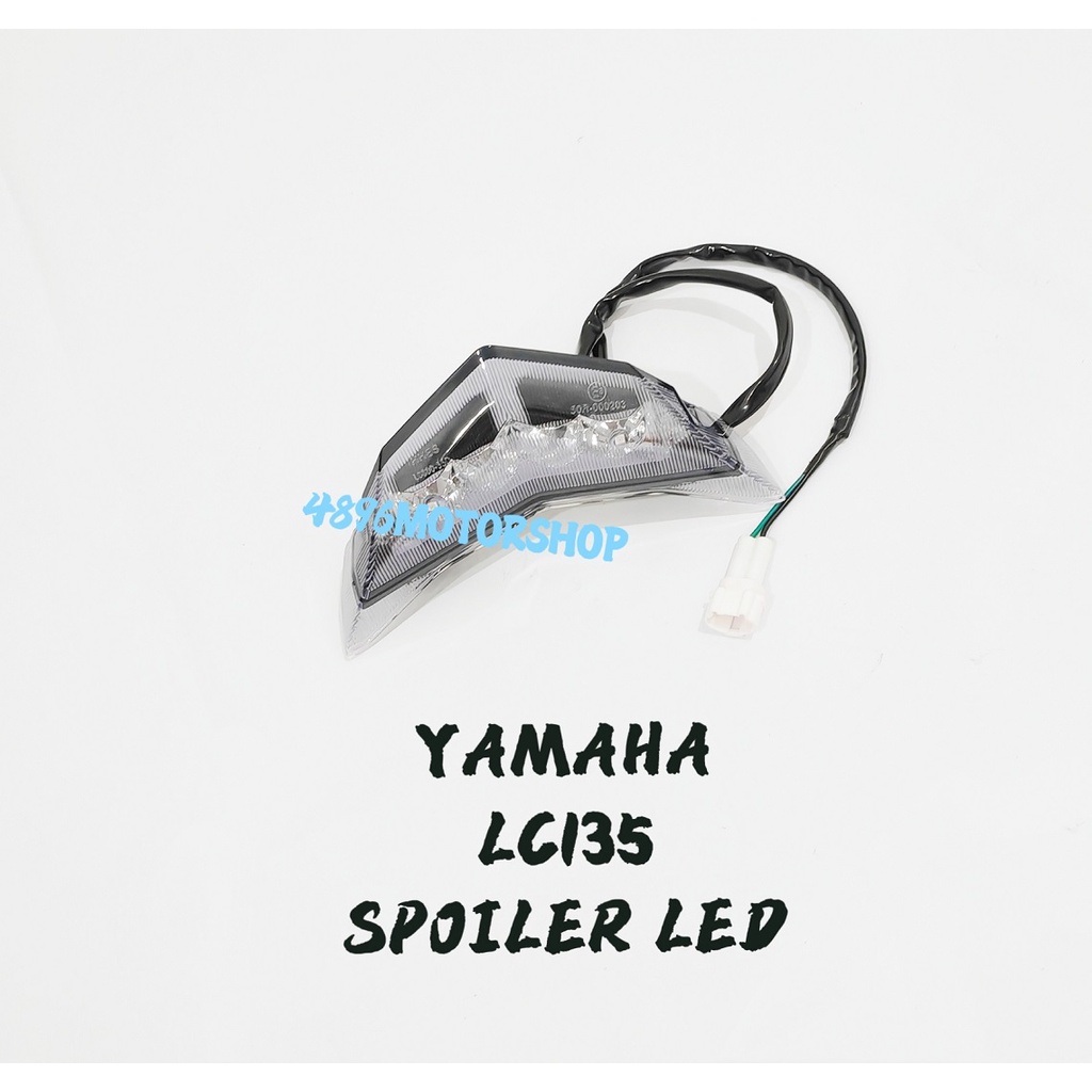 VISS YAMAHA LC135 V4 V5 V6 LCV4 LCV5 LCV6 LC 135 V2 V3 SPOILER LAMP LAMPU SPOILER LED CLEAR ...