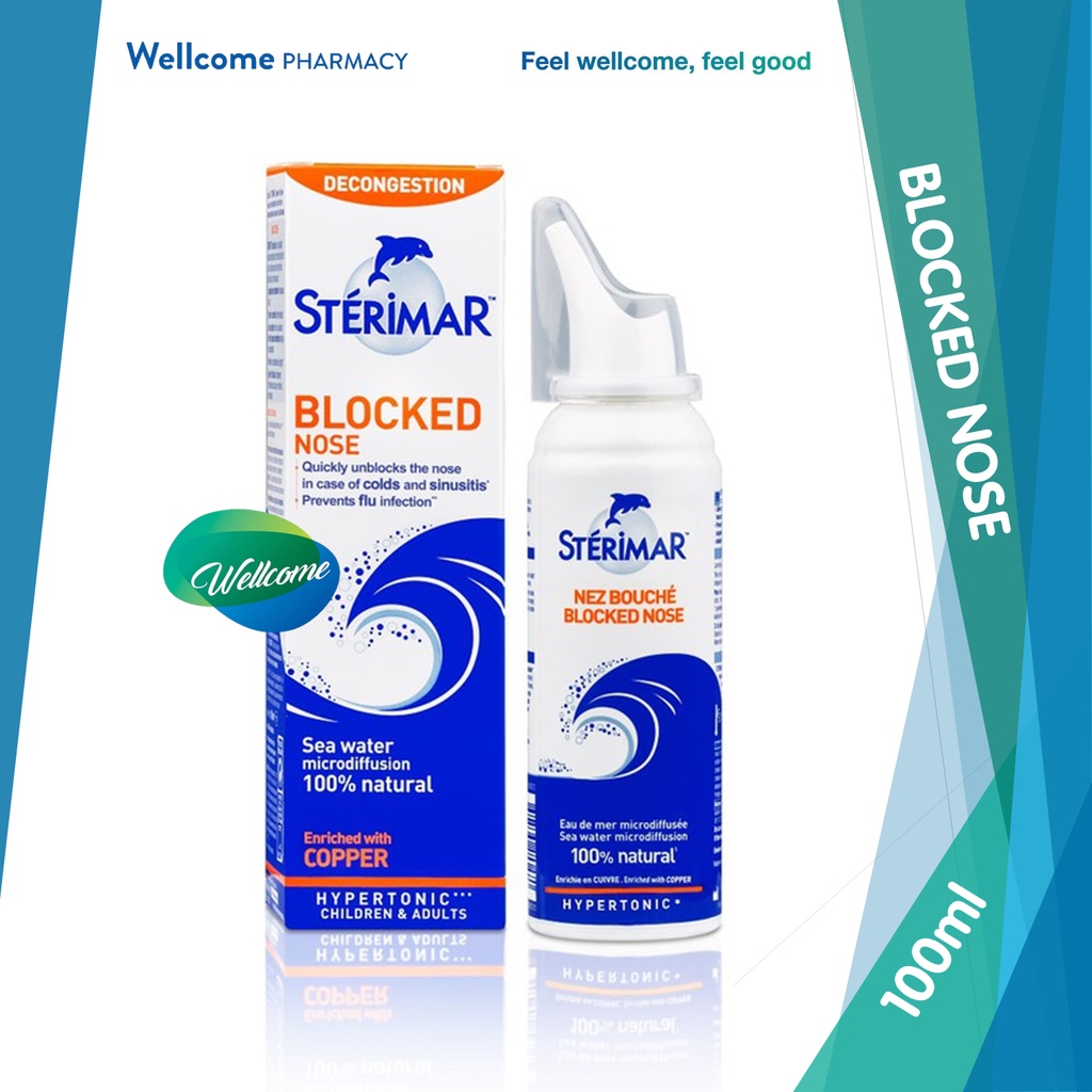 Sterimar Blocked Nose Hypertonic Spray - 100ml | Shopee Malaysia