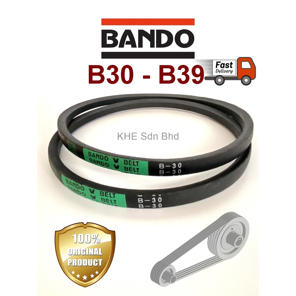 Bando Belt B30 B31 B32 B33 B34 B35 B36 B37 B38 B39 Industrial Belting B 30 31 32 33 34 35 36 37 ...