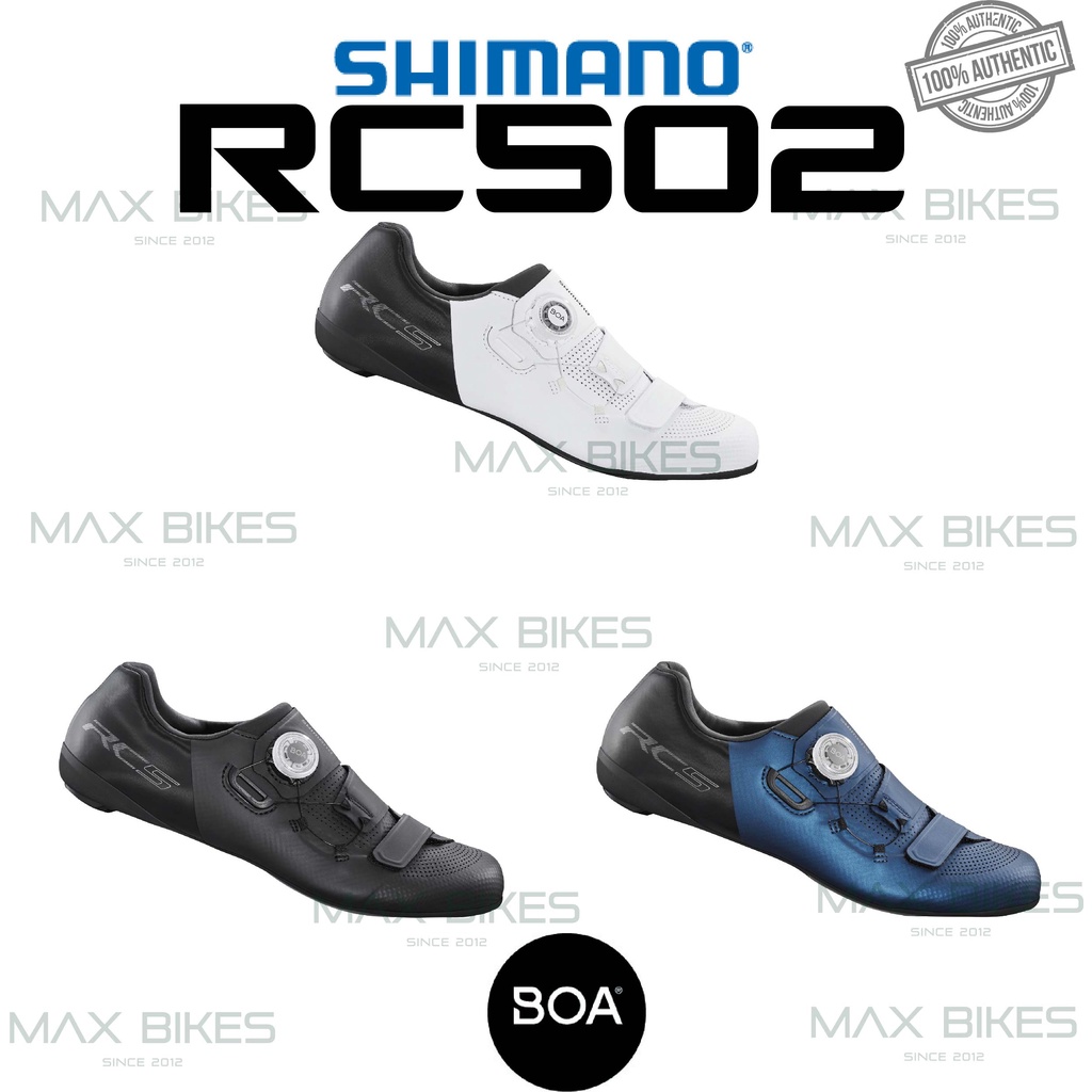 Ready Stock!! SHIMANO RC502 Carbon Road Cycling Cleat Shoes (wide ...