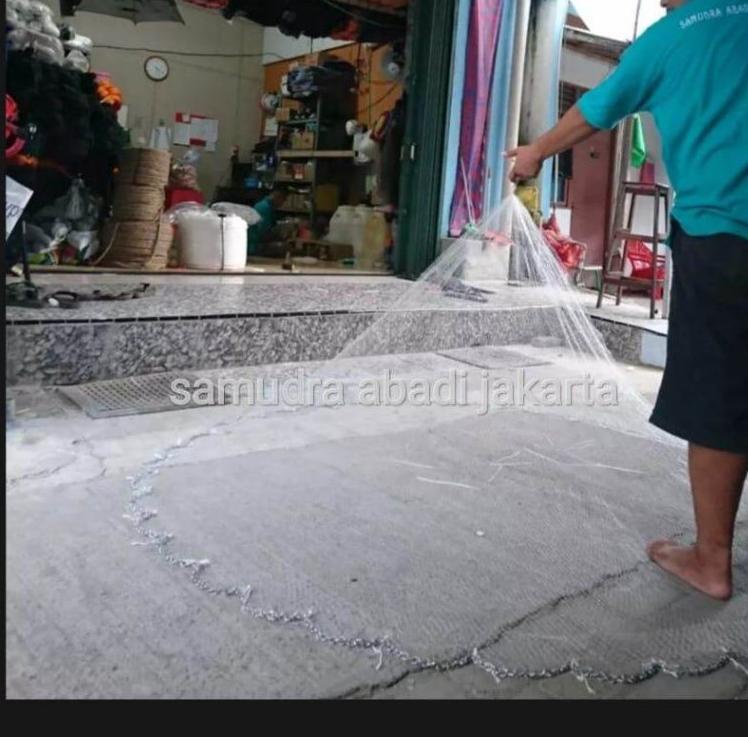 W5n8 kecrik throwing net 1.5 meters 5 feet for QEG small shrimp fish ...