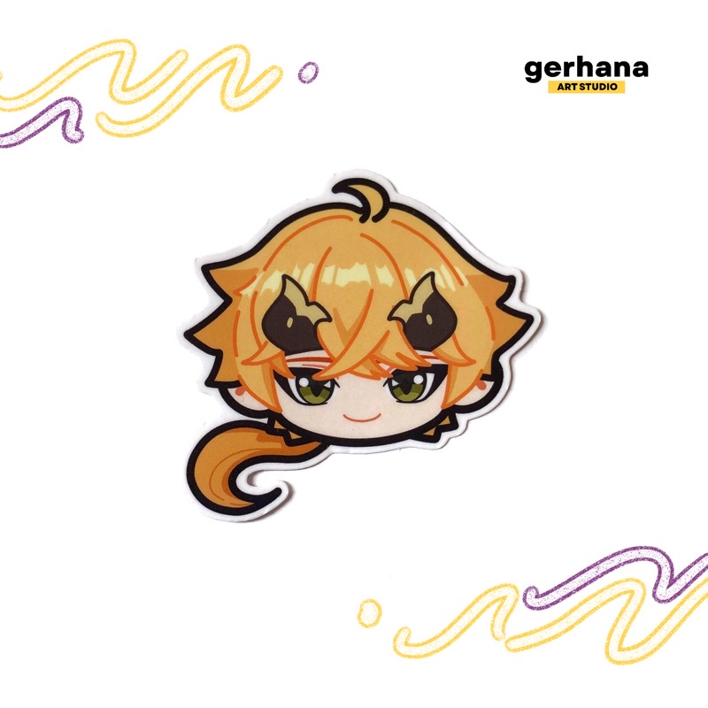 Genshin Impact Chibi Stickers | Raiden Shogun Yae Miko Ayaka Ayato ...