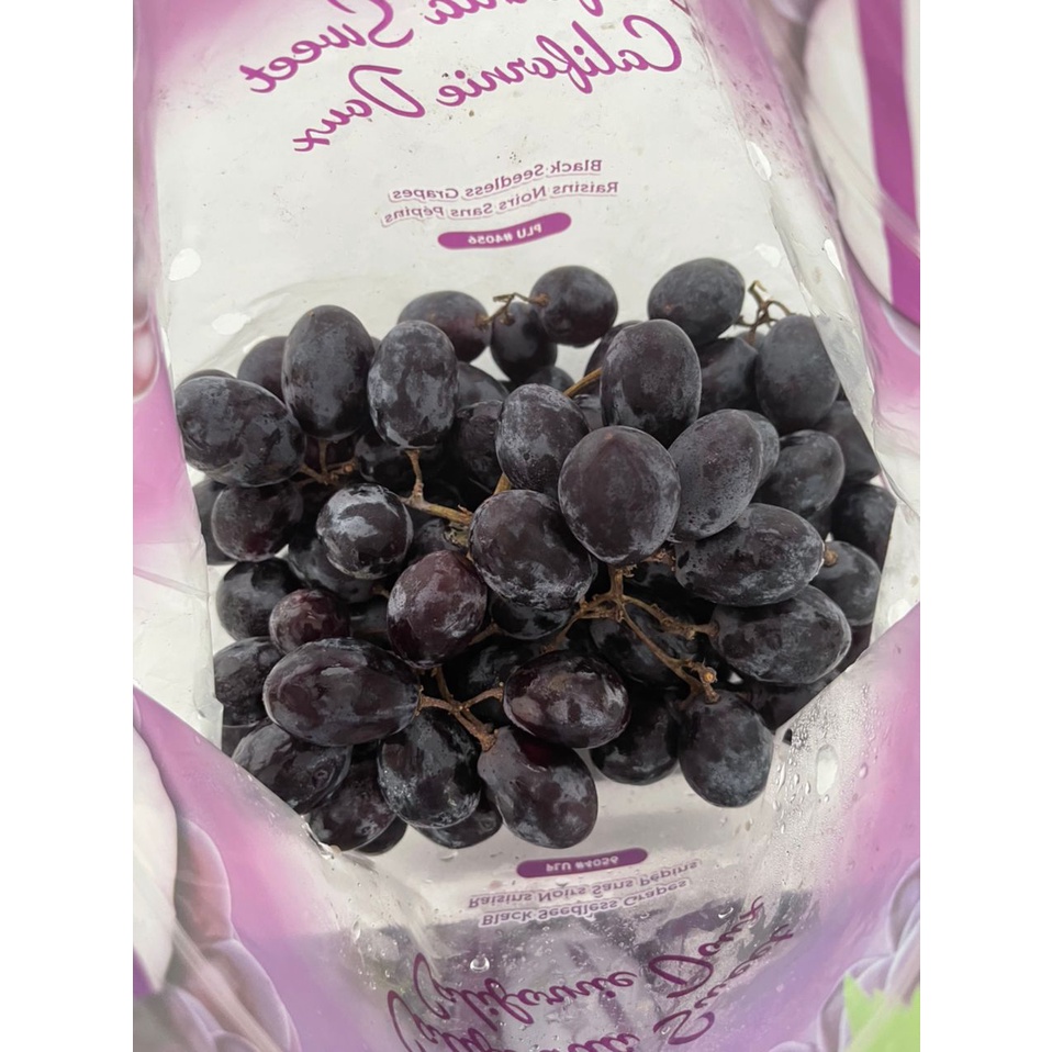 Autumn Royal Black Seedless Grapes (500gm / 1kg)_SOFO | Shopee Malaysia