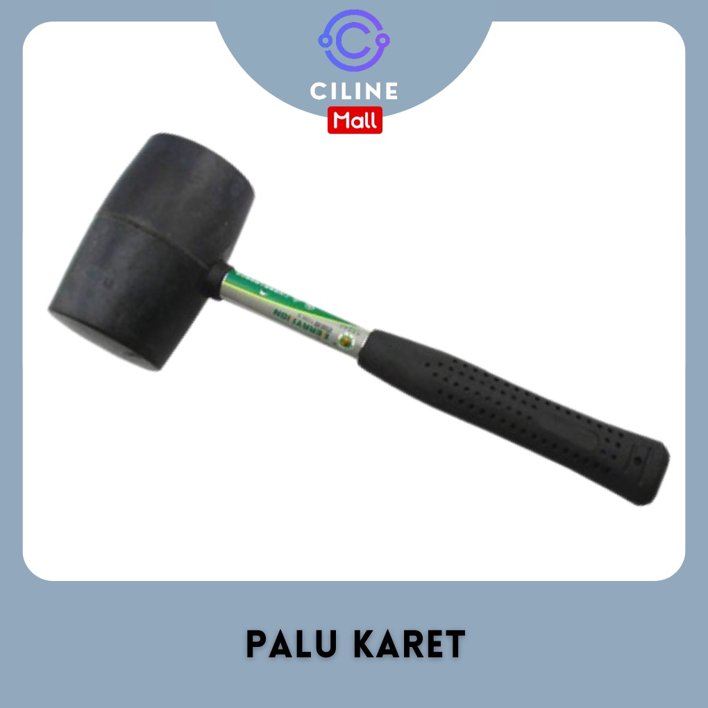 KAYU HITAM Black Rubber Hammer 16 Oz Wooden Handle Ceramic Hammer Iron ...