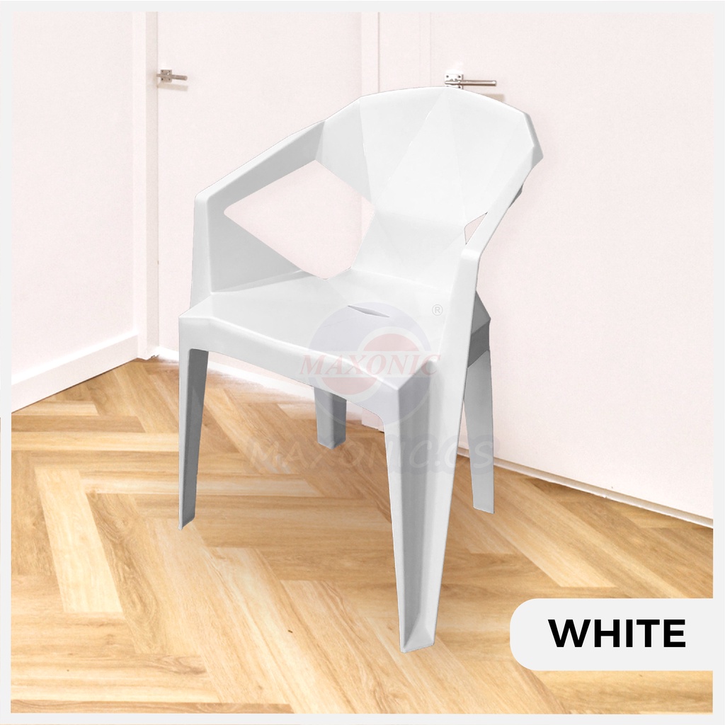 MAXONIC MODERN ARMREST CHAIR | KERUSI MODEN | KERUSI PLASTIK SANDAR ...