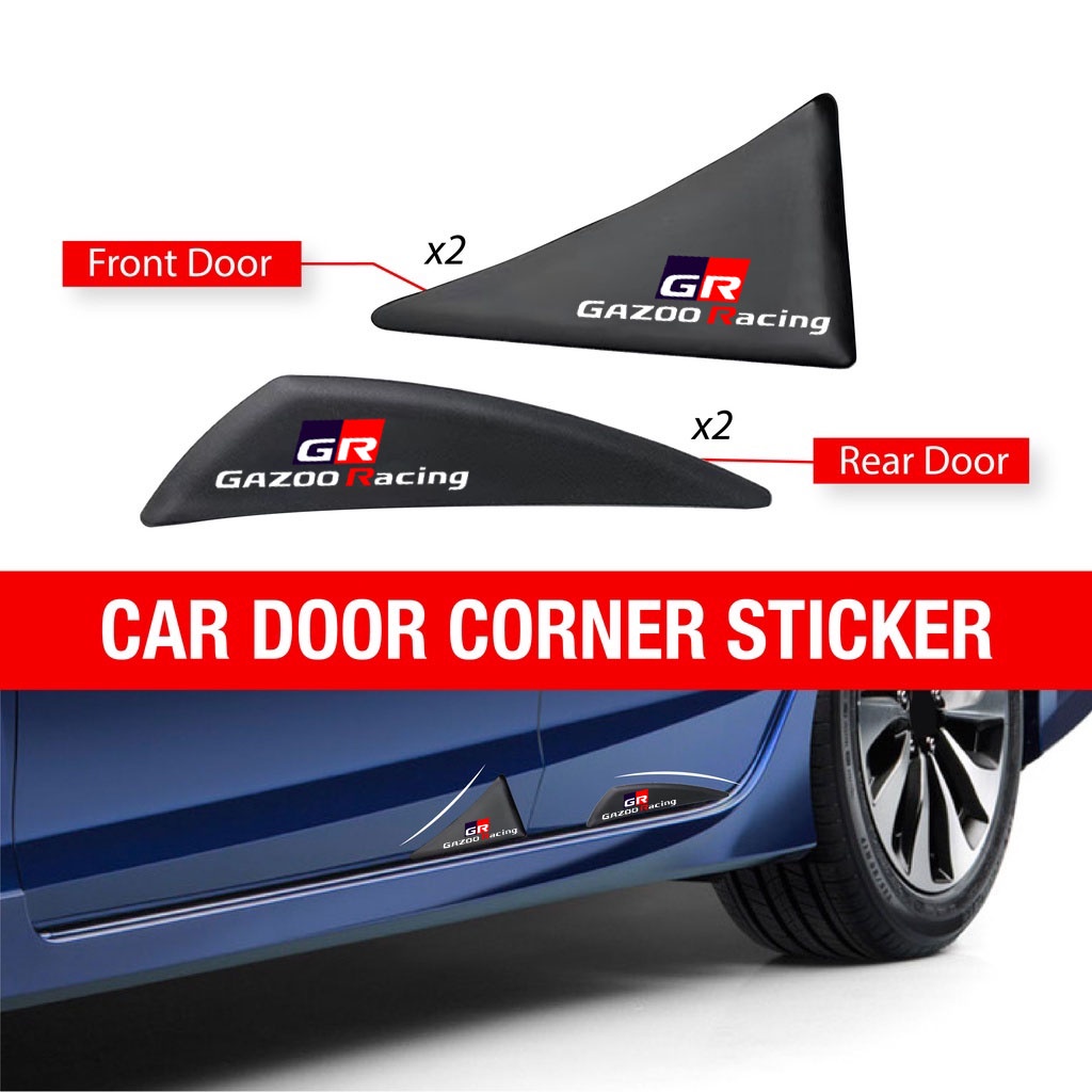 GR Gazoo Racing Car Door Edge Anti Scratch Collision（Thickening）Sticker ...