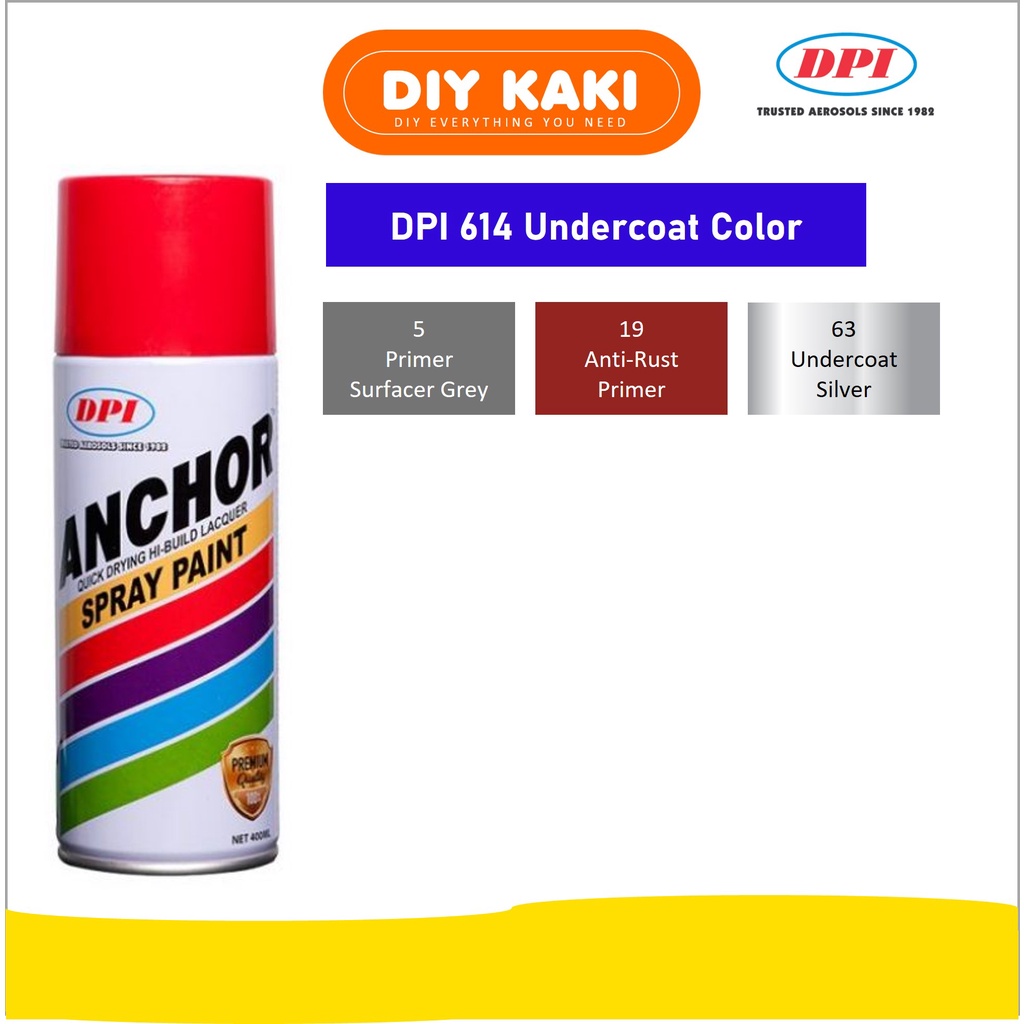 [Undercoat] DPI 614 Aerosol Spray Paint | Anchor Spray | Undercoat ...