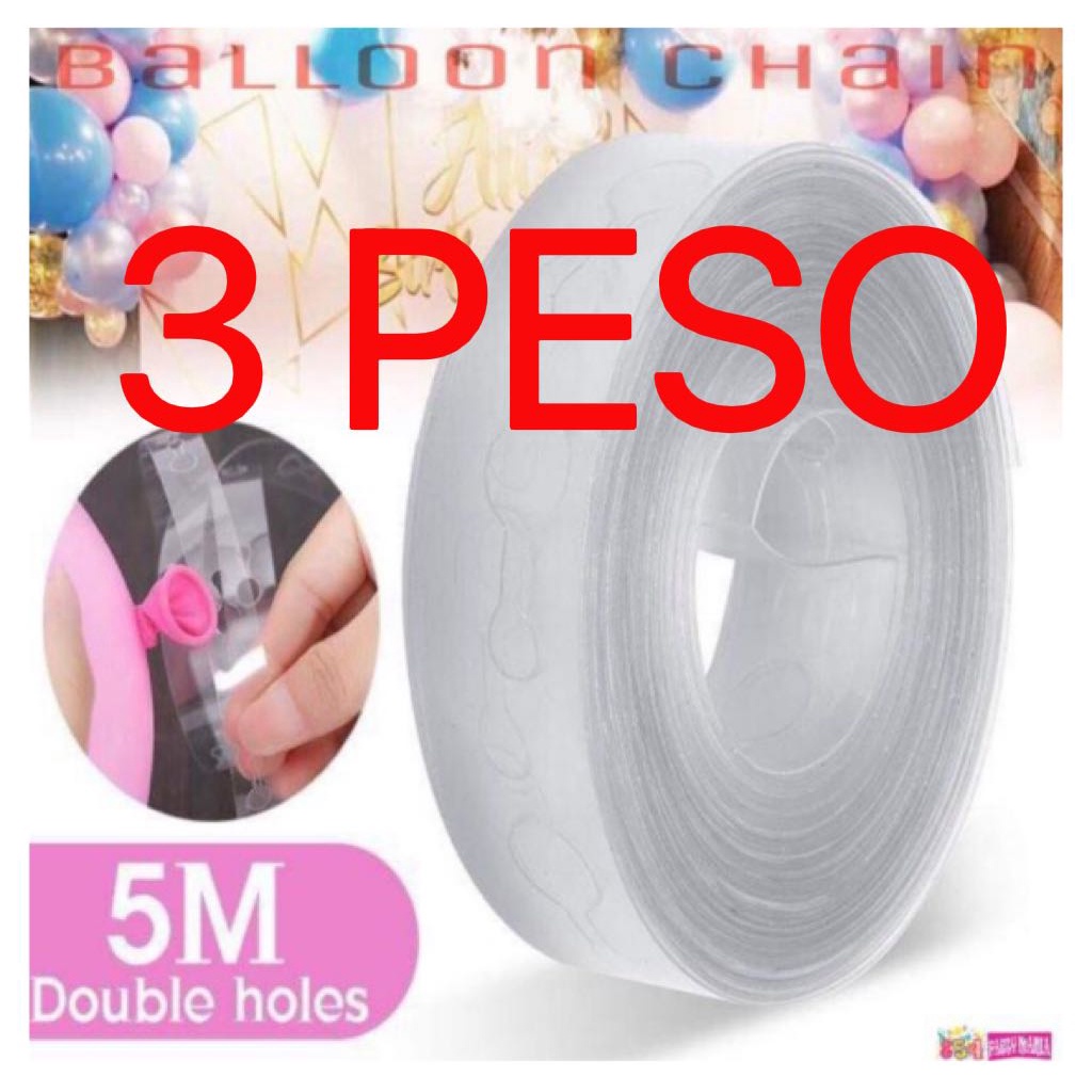 5 meters happy birthday foil Balloons Chain party decorations balloon ...