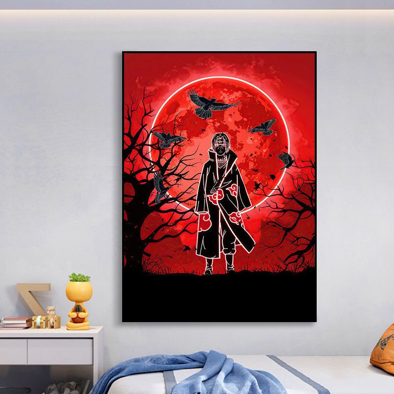 Anime Naruto Itachi Uchiha Art Posters and Printswall Modular Pictures ...