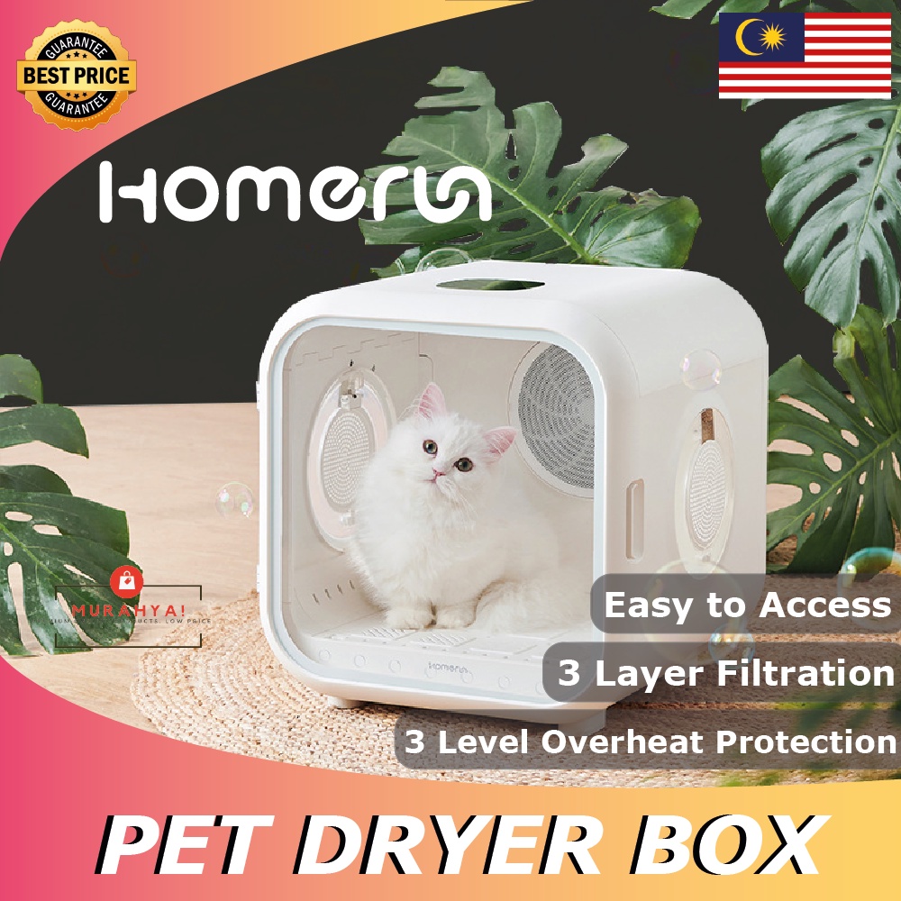 Homerun Cat dryer automatic pet blower box Pengering bulu kucing ...
