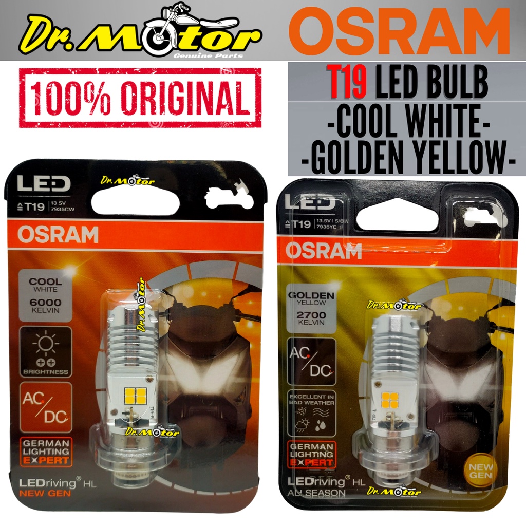 LED BULB MENTOL DEPAN FRONT LIGHT LAMPU T19 12V P15D-25-1 5/5.5W EX5 Y125ZR LC135 DREAM WAVE ...