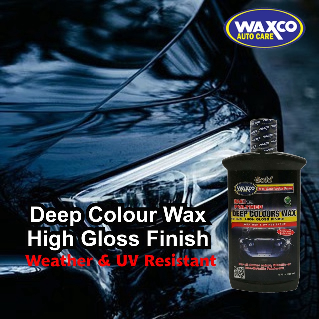 WAXCO Deep Colors Wax Gold Series Weather & UV Resistant Wax - 200ml ...