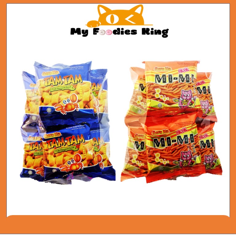 Snek Ku Mimi / Tam Tam 20g x 6 pcs ( Snek ku Mi Mi / Tam Tam [ My ...