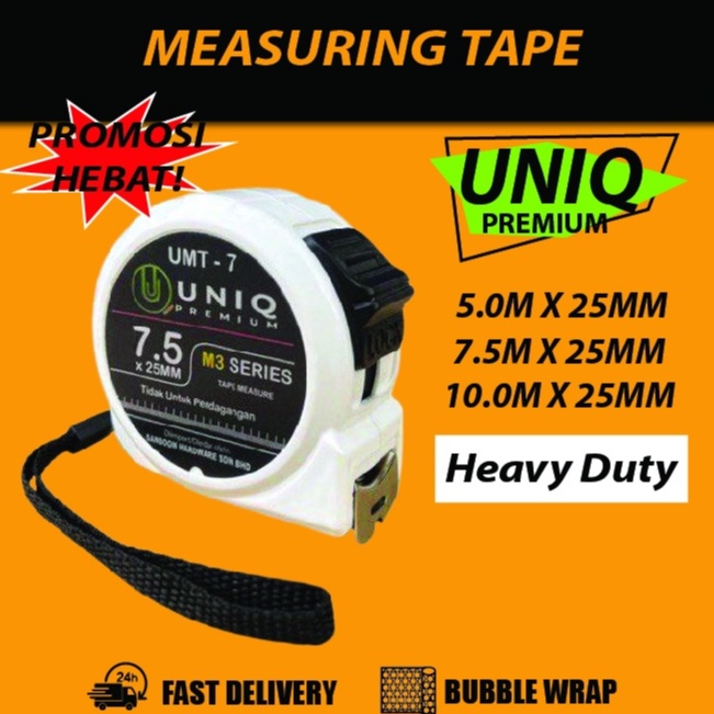 Measuring Tape (5m 7.5m 10m) Measurement Tape Ruler Tape Pita Pengukur ...