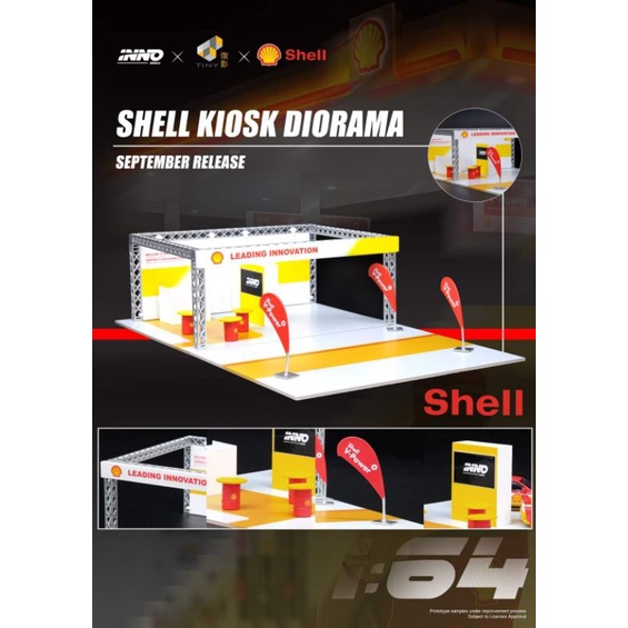 1/64 Inno Shell Exhibition Kiosk Diorama | Shopee Malaysia