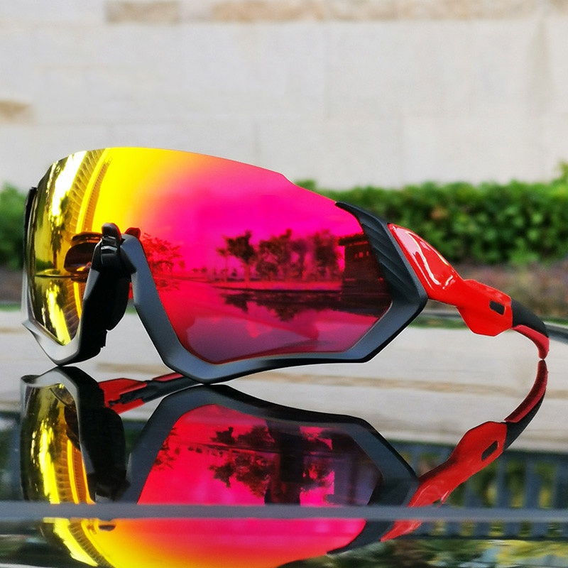 2025 Men Women Polarized 3 Lens Cycling Glasses Sunglasses MTB Eye ...