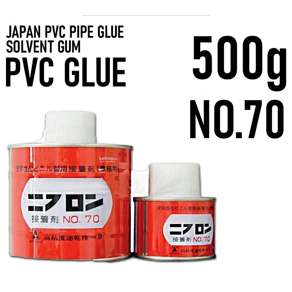 High Quality No:70 Japan PVC Pipe Glue Solvent Gum Water Piping 500g ...