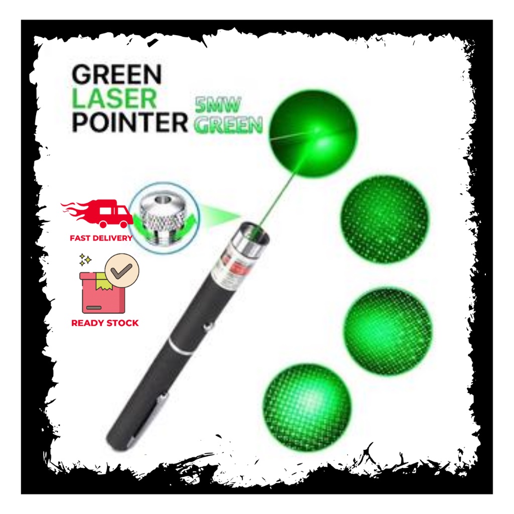 🔥PALING MURAH 🔥 Green Laser Pointer Pen 5mW Laser High Power 532n ...
