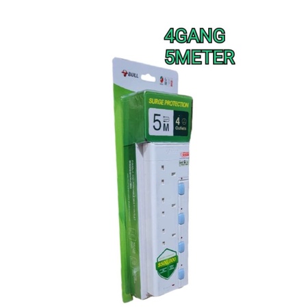 GONGNIU/BULL TRAILING SOCKET GONGNIU EXTENSION SOCKET HEAVY DUTY SIRIM N SURGE PROTECTOR 3GANG ...