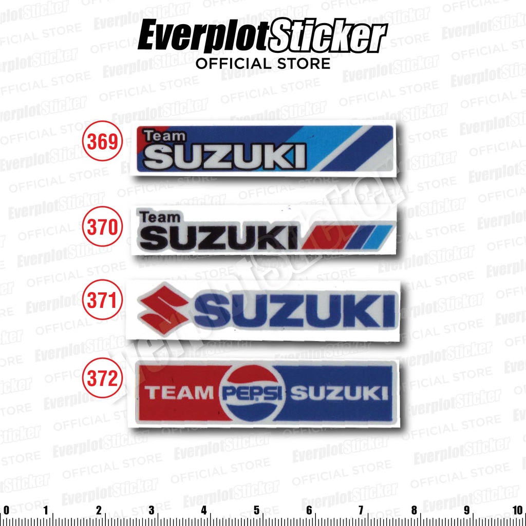 🔥ReadyStock🔥 Suzuki Team Sticker Pantulan Cahaya, Reflective Sticker ...