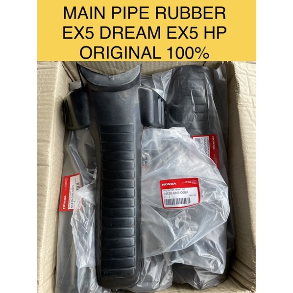 EX5 MAIN PIPE RUBBER LEGSHIELD RUBBER GETAH KEPAK ORIGINAL 100% FOR EX5 DREAM EX5 HP | Shopee ...