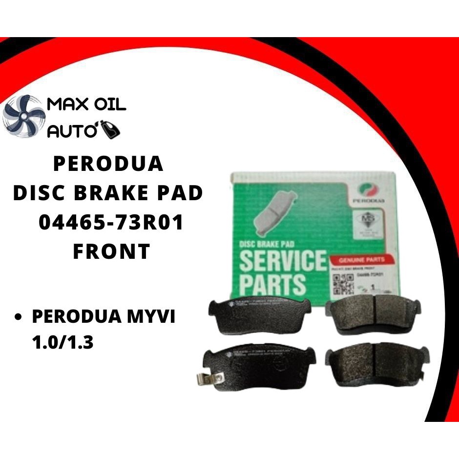 Perodua Disc Brake Pad 04465-73R01 Perodua Myvi D73A D96T Front ...