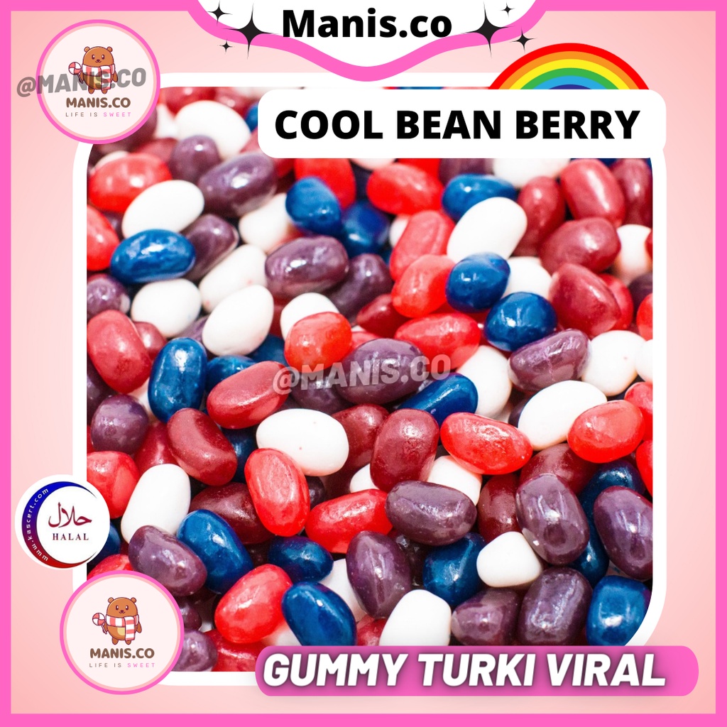 [Cool Bean Berry] Sweet Candy Halal Gummy Bebeto Haribo Snack Gummi ...