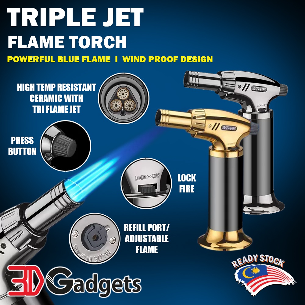 Triple Jet Flame Torch For 3D Printer | Shopee Malaysia