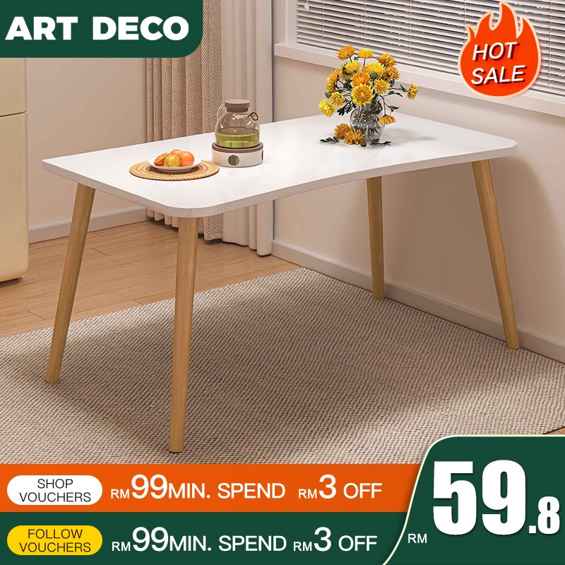 Dining Table Meja Makan Nordic Table Coffee Table Home Living Furniture ...