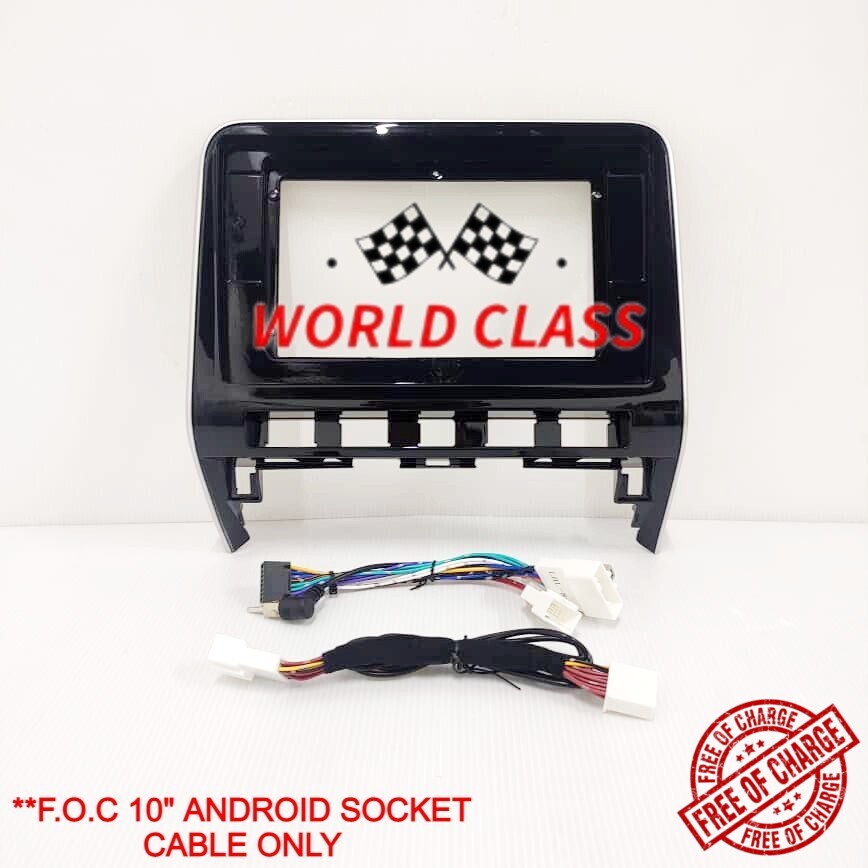 NISSAN SERENA C27 2021-2022 UV BLACK 10" ANDROID CASING (FREE PLUG ...