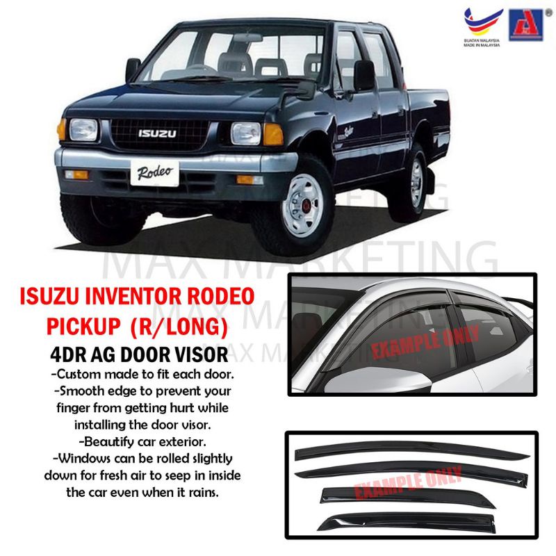 ISUZU INVADER AG 4 INCH DOOR VISOR | Shopee Malaysia