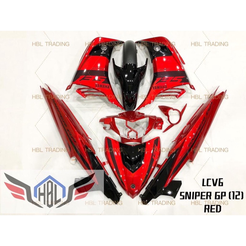 YAMAHA LC135 V6 V7 Body Cover Parts Set Monster Exciter INDO Thai ...