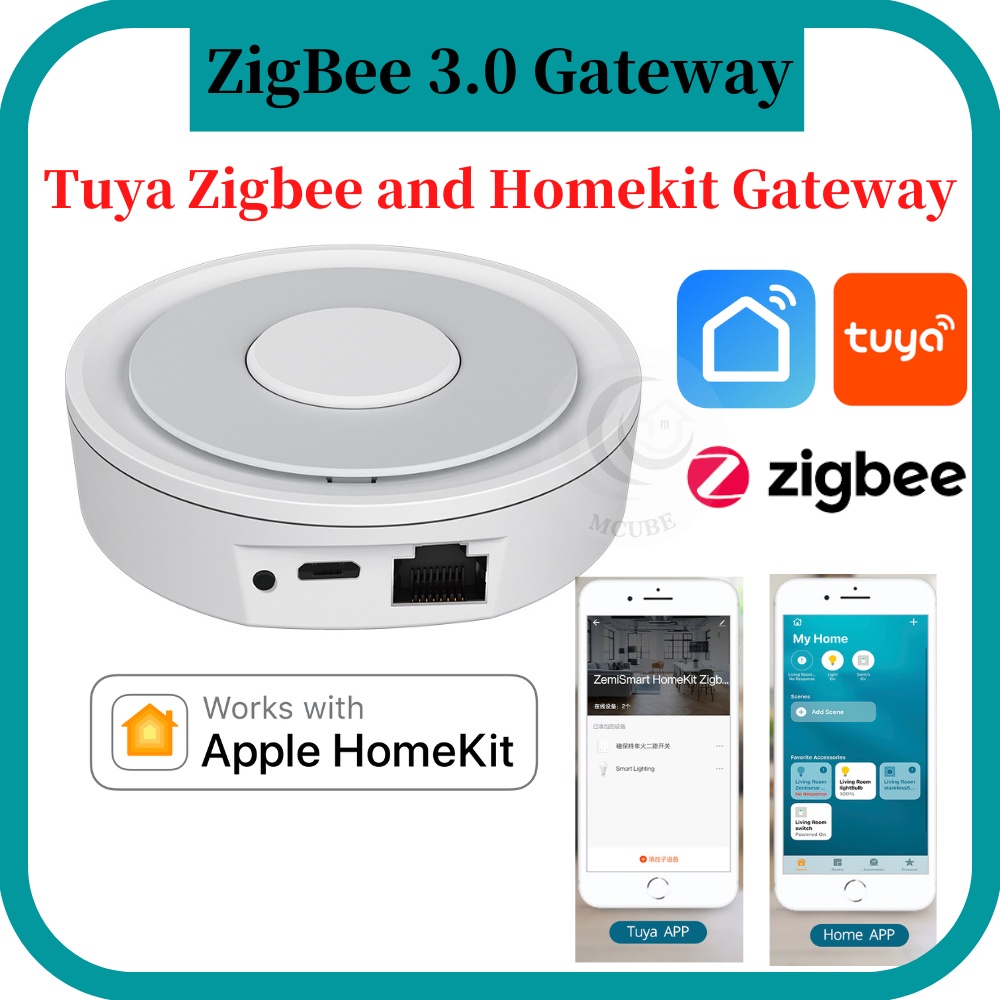 HomeKit Tuya Zigbee wired Hub Work with Home App Intelligent linkage ...