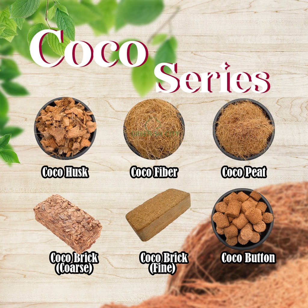 GNC Growing Media Cocopeat Block Coco Fiber Coco Chip Coco Husk Sabut ...