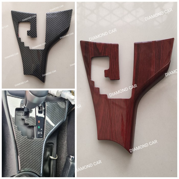 Toyota Innova 2016-2022 carbon shift knob wood Panel | Shopee Malaysia