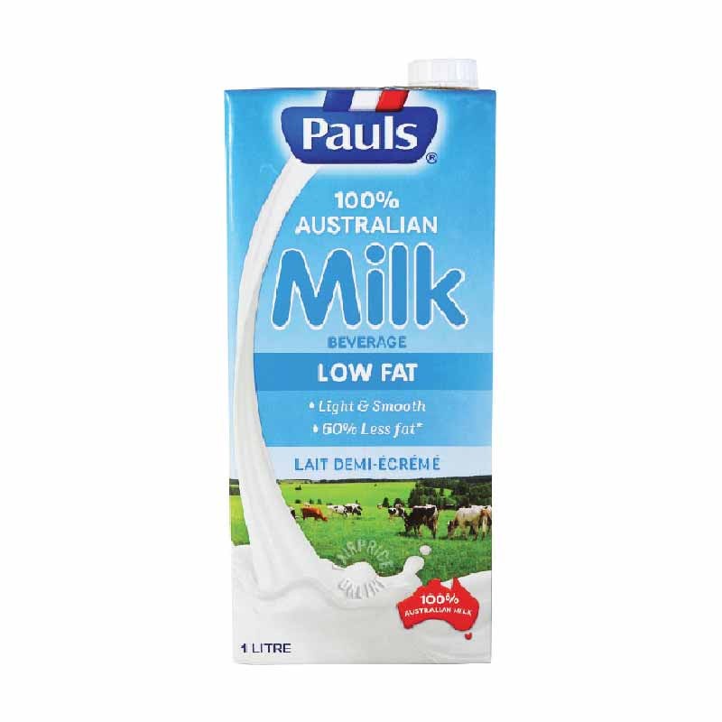 Pauls UHT Pure Full Cream Milk 100% Australian Milk 1 Liter | Shopee ...