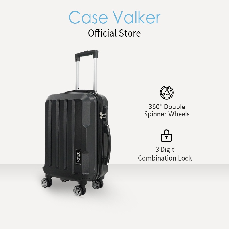 Case Valker 24" Fashion Gorgeous ABS Hard Case 24 Inch Luggage Bag ...