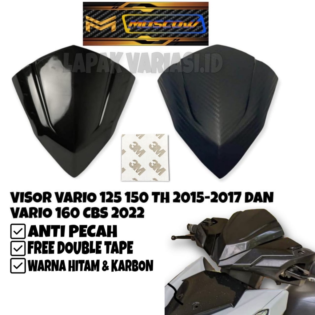 Visor VARIO CARBON CARBON MODEL Like ORIGINAL HONDA VARIO 150 LED ESP ...