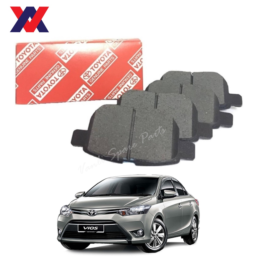 Toyota Genuine Rear Brake Pads for Toyota Vios 3rd gen G/S NCP150 ...