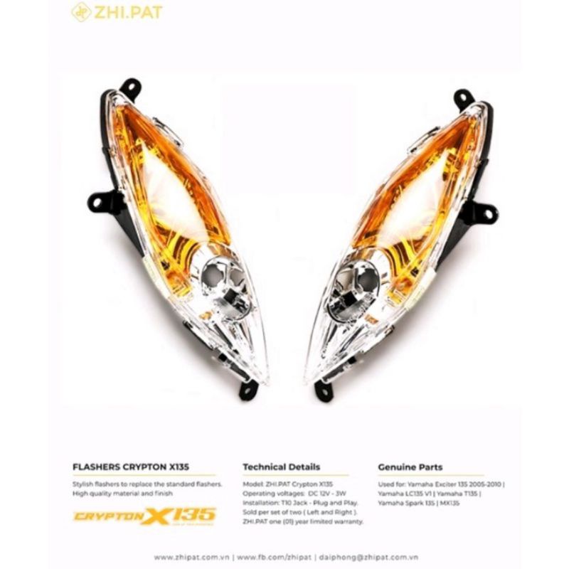ORIGINAL ZhiPat Yamaha LC135 v1 Lampu Signal ZhiPat Exciter 135 CRYPTON ...