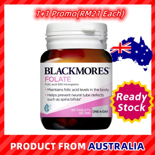 [EXP 02/2028] Blackmores Folate Folic Acid for Pregnancy 90 Tablets ...