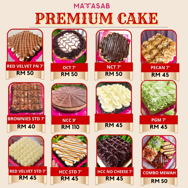 [CHAT SELLER UNTUK ORDER] Kek Sedap Birthday Cakes Kek Mamasab Delivery by Runner Dessert Sedap ...