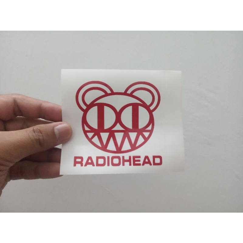 Sticker Radiohead band ( Sticker Cutting / Outdoor ) | Shopee Malaysia