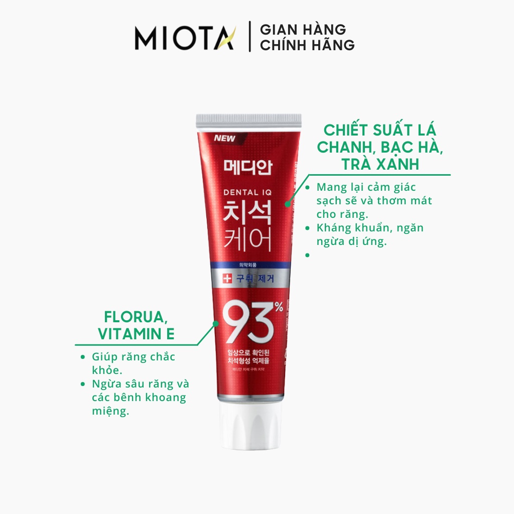 Median 93 Korean Toothpaste 120g | Shopee Malaysia