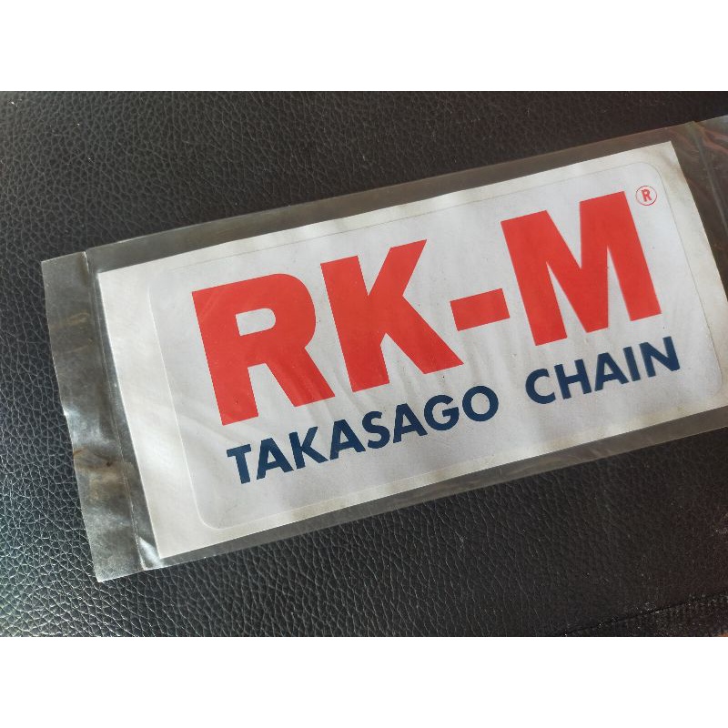 sticker Ori RKM Takasago Chain Yamaha RXZ honda EX5 kawasaki GTO AR 125 ...